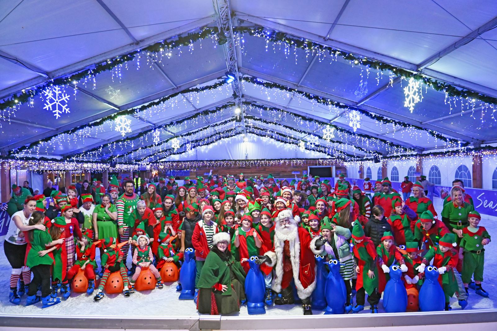 History-making World’s Biggest Elf Skate at Clarks Village - Accessible ...